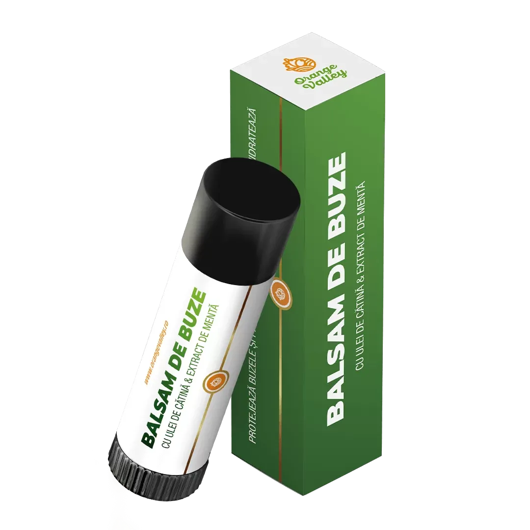 Balsam de buze cu ulei de catină și mentă 5ml